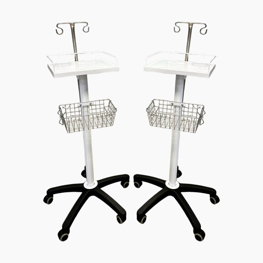 ATRIL PORTA MONITOR CON CANASTILLA - Servimed Colombia